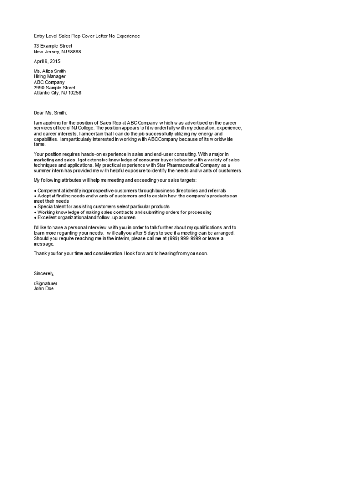How To Write A Winning Application Letter For A Sales Representative How To Write A Winning Application Letter For A Sales Representative